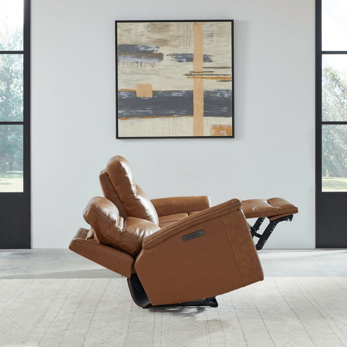 Triple Power Reclining Leather Sofa – Watts Furniture - LaGrange, GA ...